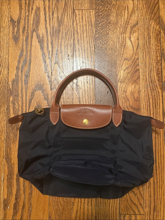 Longchamp | Bags | Longchamp Mini Black Le Pliage Type S Bag | Poshmark